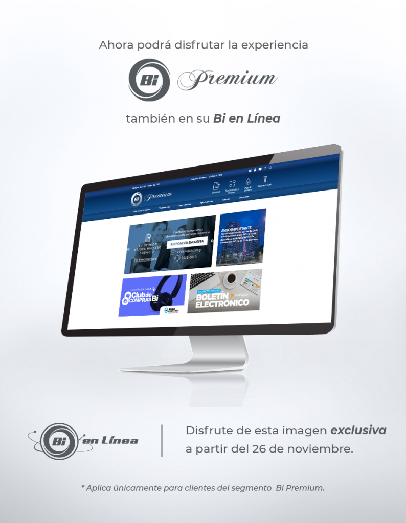 Nueva imagen Bi Premium - Banco Industrial