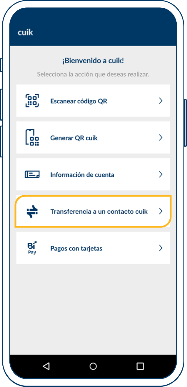 Transferencias Cuik - Corporación Bi - Banco Industrial