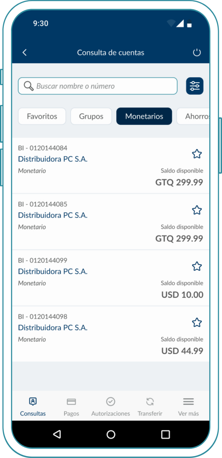 Consulta de movimientos desde Bi Banking App - Banco Industrial