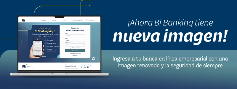 Banca en Línea Empresarial Bi Banking - Corporación Bi - Banco Industrial